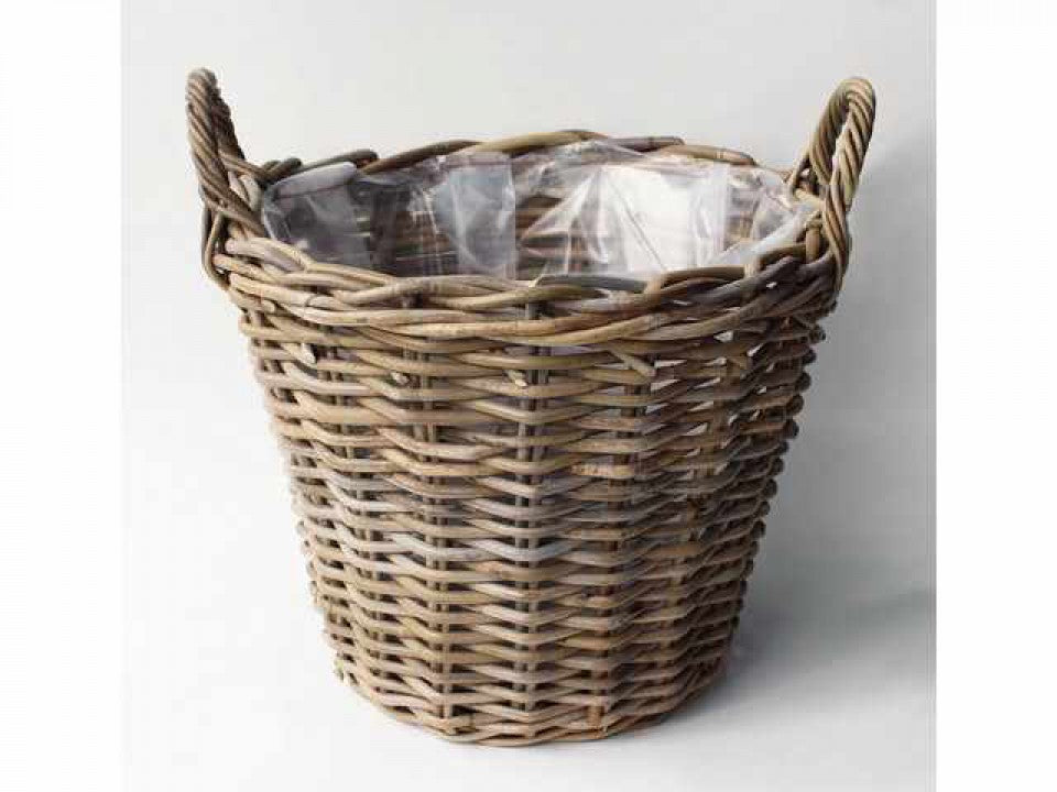 Split Round Basket with Handles – Family Flowers Inc
